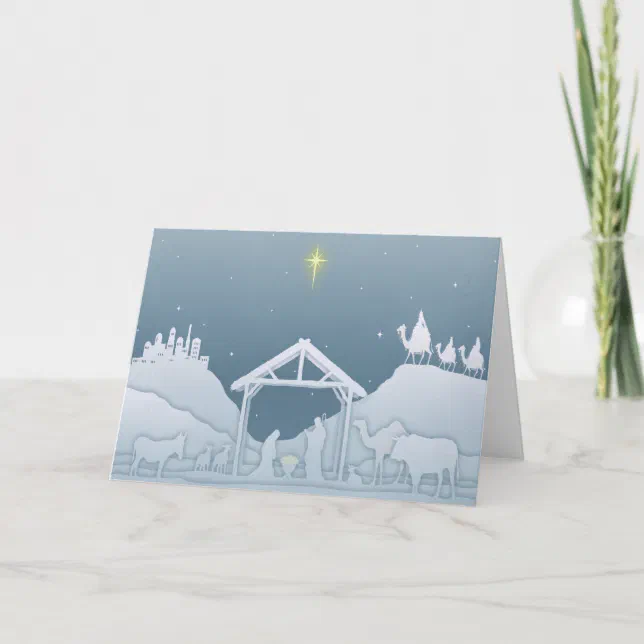 Nativity Scene Card | Zazzle