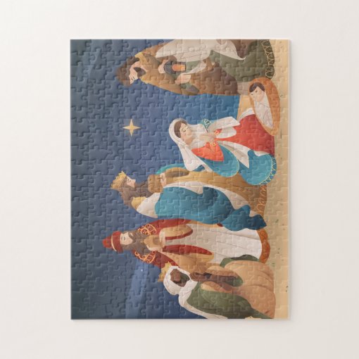 Nativity Scene Christmas Puzzle | Zazzle