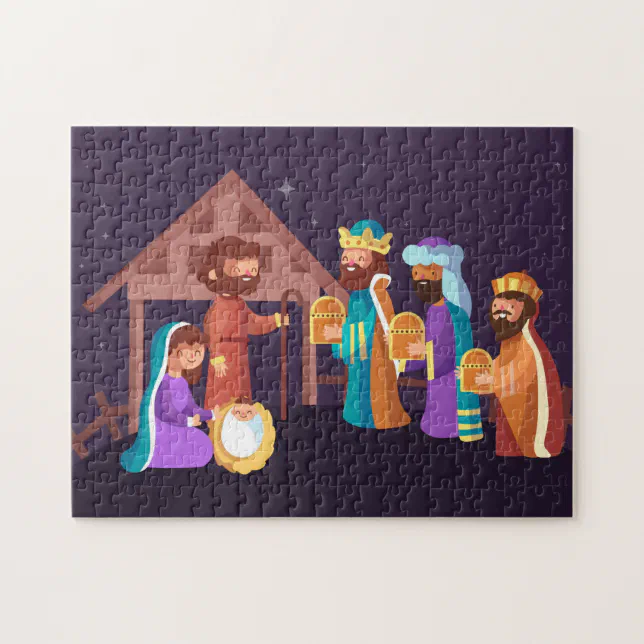 Nativity Scene Christmas Puzzle | Zazzle