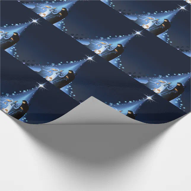 Nativity scene wrapping paper | Zazzle