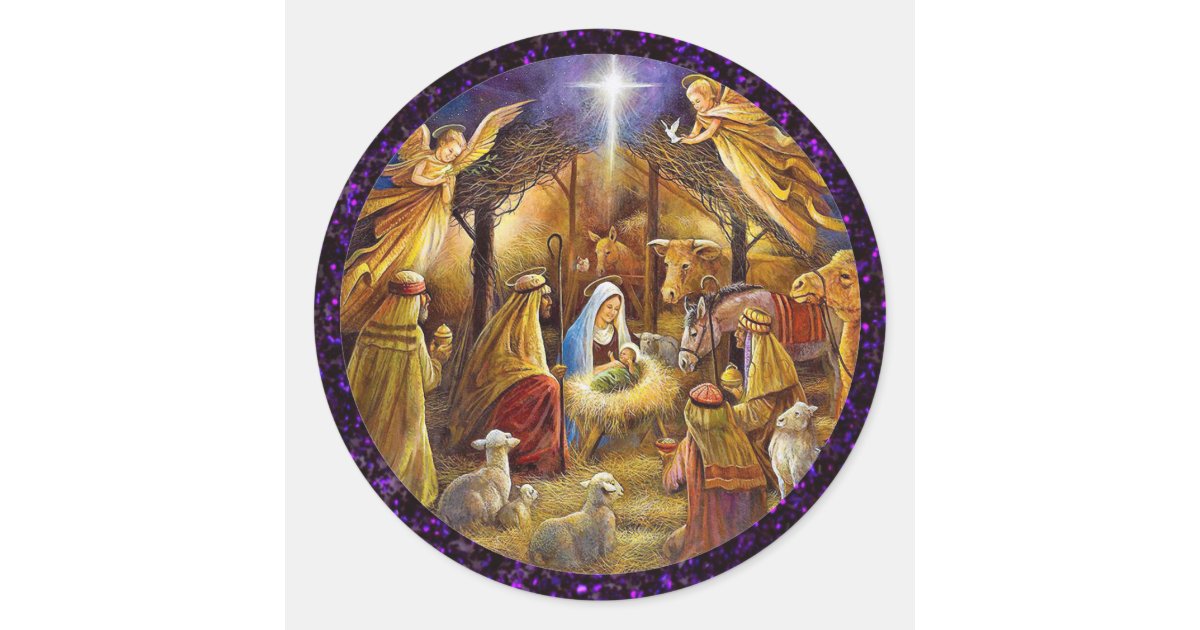Nativity Stickers | Zazzle