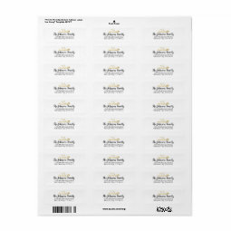 Nativity Themed Christmas Return Address Label | Zazzle