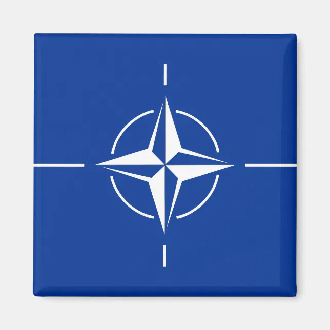 nato flag North Atlantic Treaty Organization Allia Magnet | Zazzle