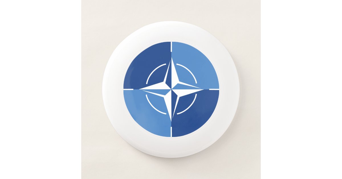 NATO ONAT flag symbol North Atlantic Treaty Organi Wham-O Frisbee | Zazzle