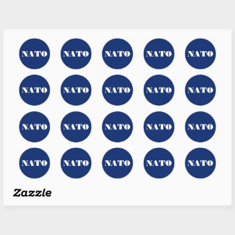 NATO Sticker | Zazzle