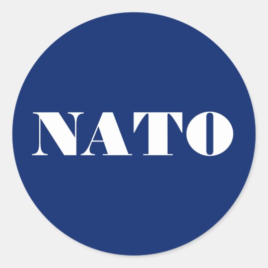 NATO Sticker | Zazzle.com