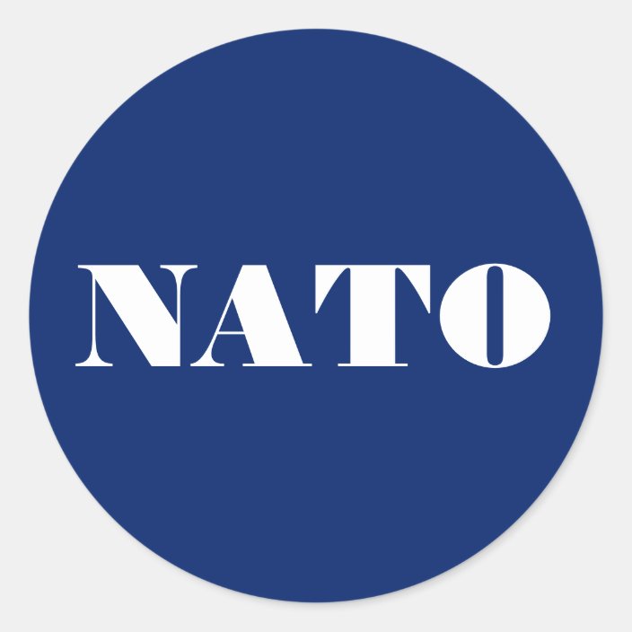 NATO Sticker | Zazzle.com