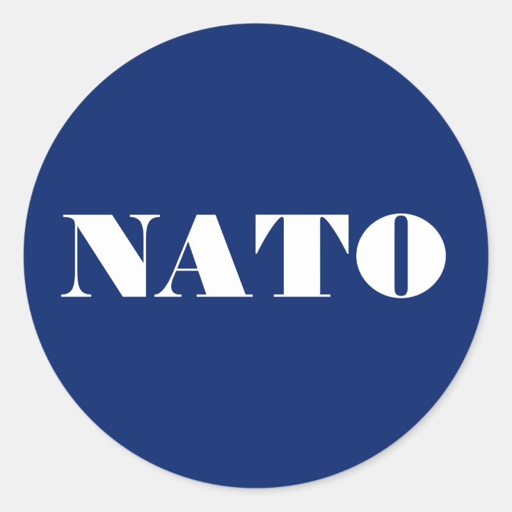 NATO Sticker | Zazzle