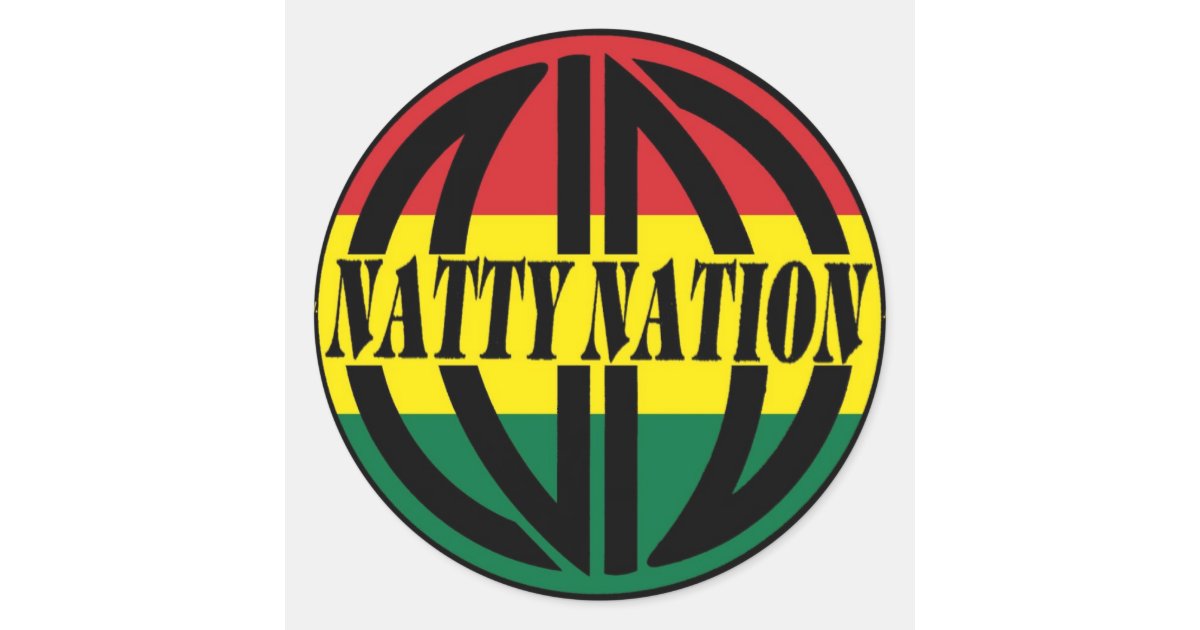 NATTY Logo Sticker | Zazzle
