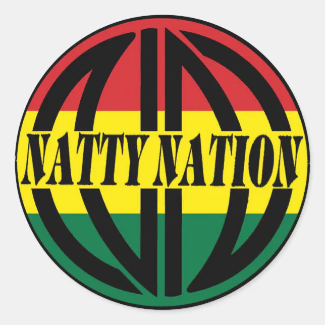 NATTY Logo Sticker | Zazzle