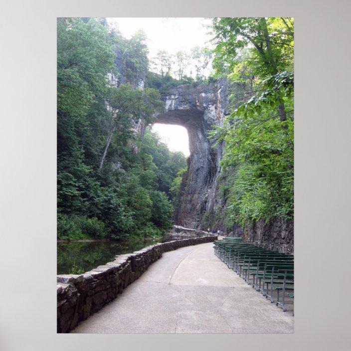 Natural Bridge Va Poster | Zazzle.com