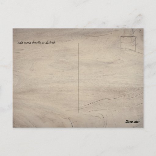 Natural Earth Rustic Woodland Leaves Postcard | Zazzle