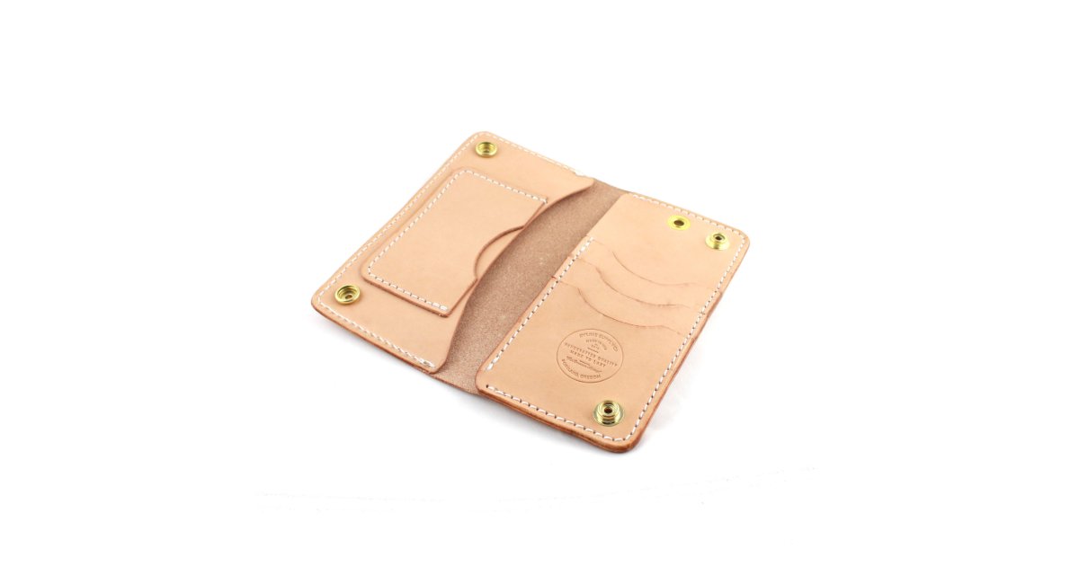 Natural Leather Eastwood Roper Snap-Close Wallet | Zazzle