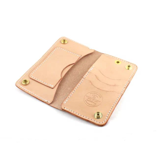 Natural Leather Eastwood Roper Snap-Close Wallet | Zazzle
