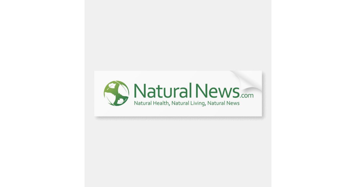 Natural News Logo Bumpersticker Bumper Sticker | Zazzle