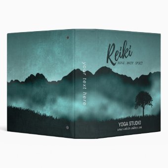 Natural Reiki Master and Yoga Mediation instructor Binder | Zazzle