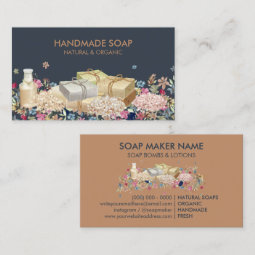 Natural Soaps Business Card | Zazzle