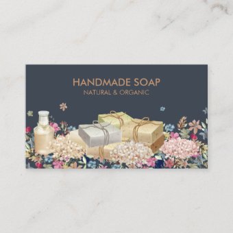 Natural Soaps Business Card | Zazzle