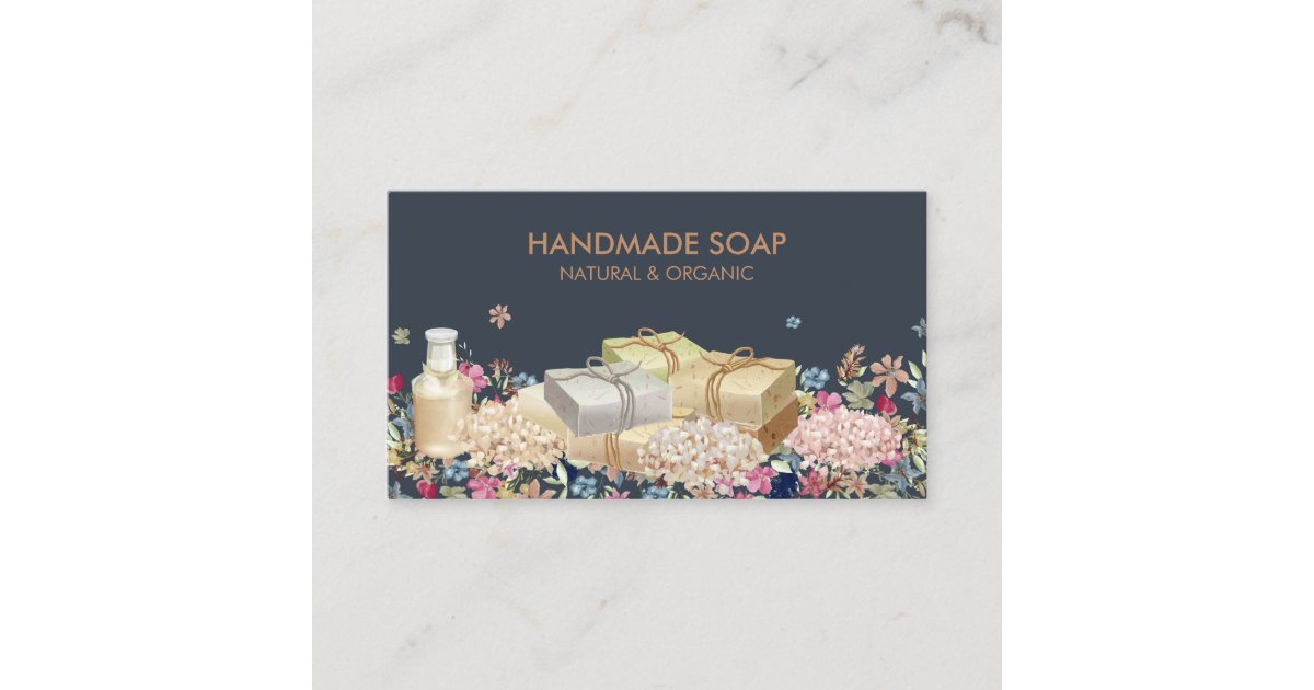 Natural Soaps Business Card | Zazzle
