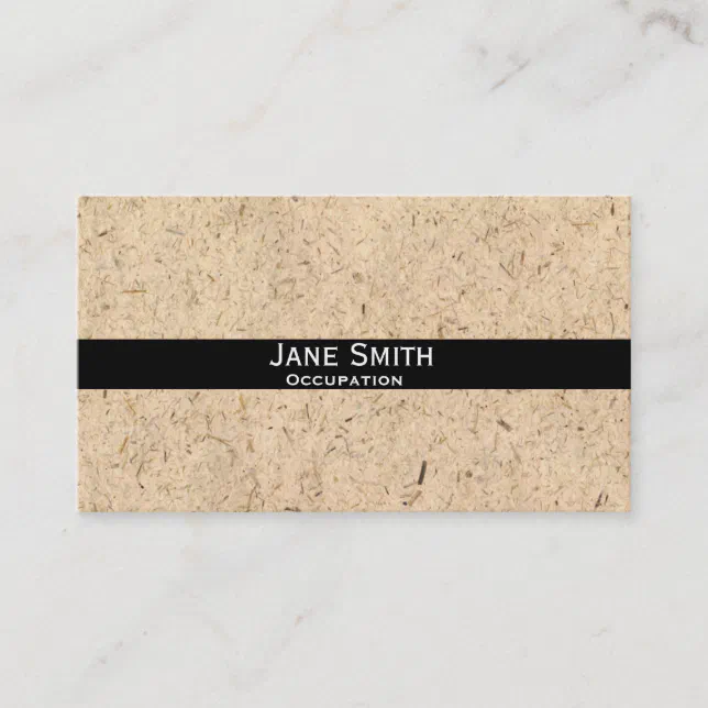 Natural texture stylish modern trendy customisable business card | Zazzle