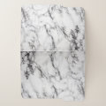 Natural White And Black Marble Texture File Folder | Zazzle