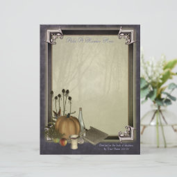 Natural Witch Writing Paper | Zazzle