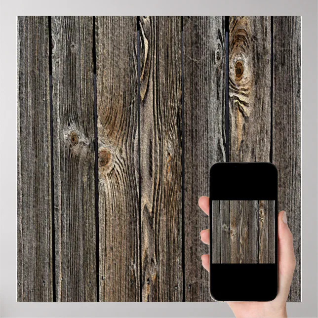 Natural wood background texture. poster | Zazzle
