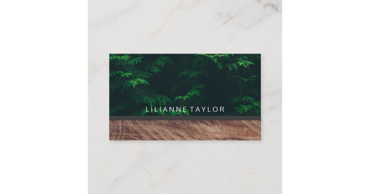 Nature | Forest Business Card | Zazzle