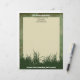 Nature Grass Tree Custom Letterhead | Zazzle