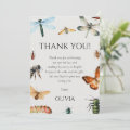 Nature Insect Bugs Birthday Party Thank You Card | Zazzle