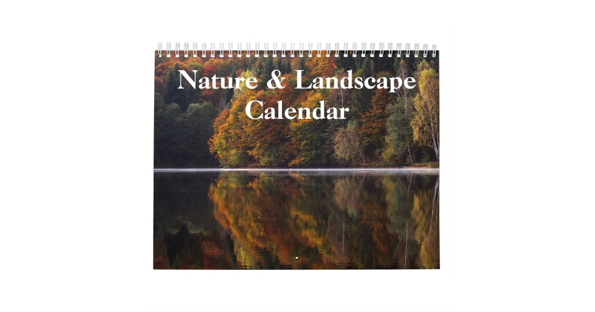 Nature & Landscape Photography 2025 Calendar | Zazzle
