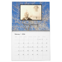 Nature Photo Family Photo Tree Calendar | Zazzle