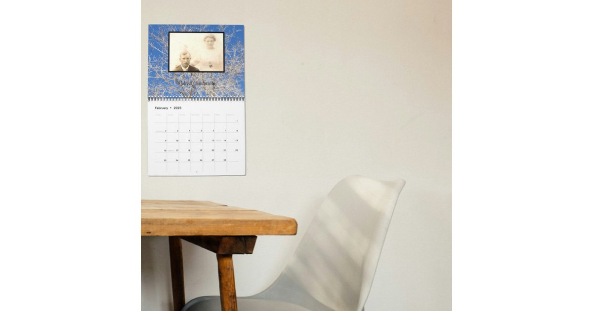 Nature Photo Family Photo Tree Calendar | Zazzle