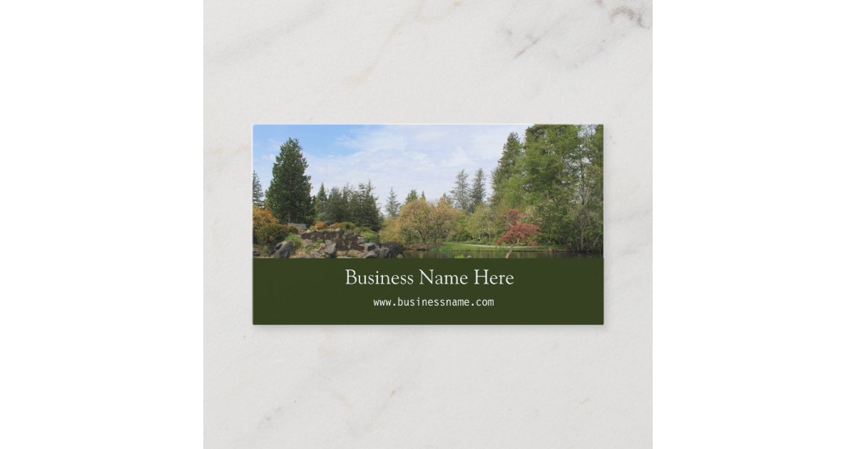 nature photography business card | Zazzle
