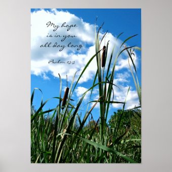 Nature Photography Poster Christian Scripture | Zazzle