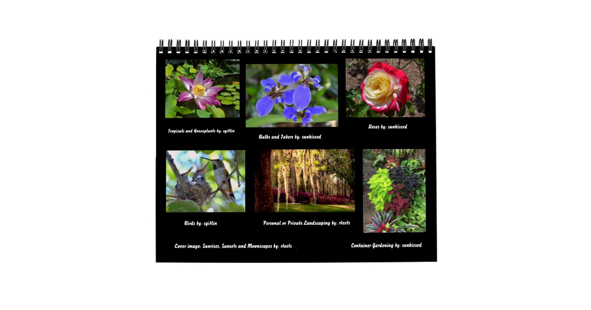 Nature. Plants and Scenery by Dave's Garden Calendar | Zazzle