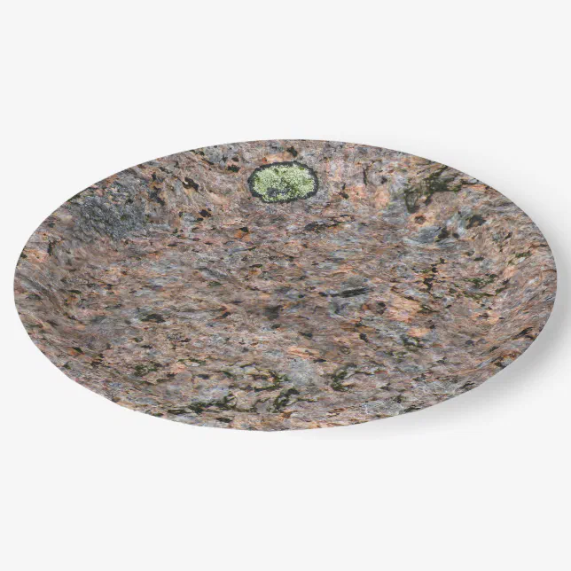Nature Rock Photo Geology Texture Paper Plates | Zazzle