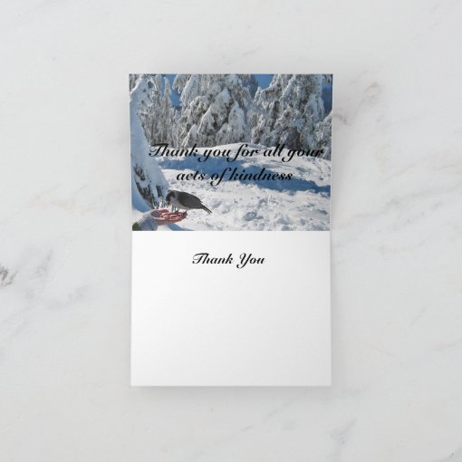 Nature Thank you Card | Zazzle