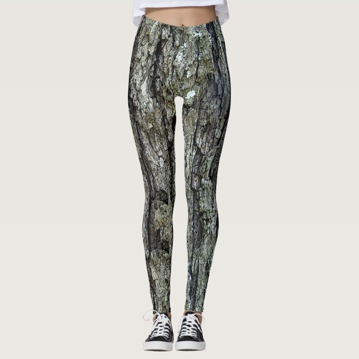 Nature Tree Old Pine Bark Photo Leggings | Zazzle.com