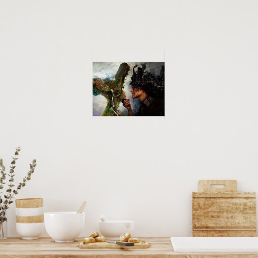 Nature vs Civilization Poster | Zazzle