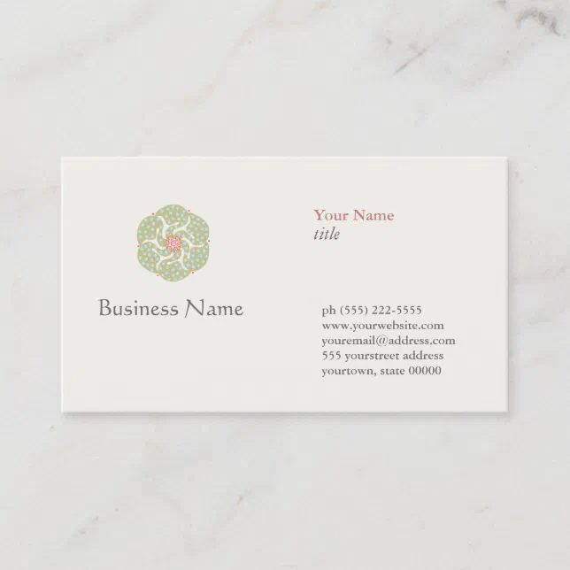 Naturopath Natural Holistic Health Healer Business Card | Zazzle