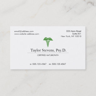 Visiting Card Design For Homoeopathic Doctors