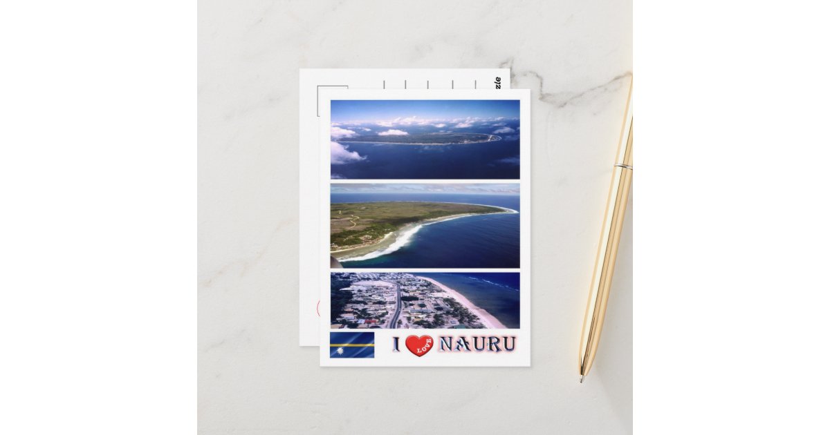 Nauru - I Love - Postcard | Zazzle