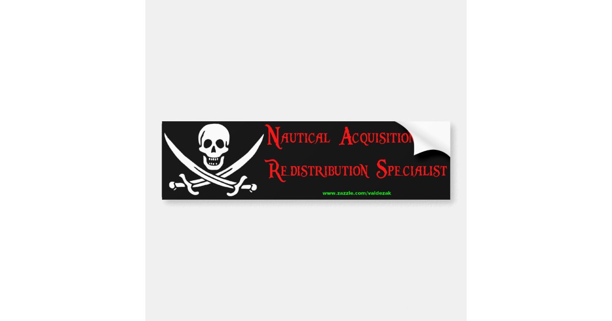 Nautical Acquisition Bumper Sticker | Zazzle