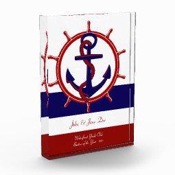 Nautical Acrylic Award | Zazzle