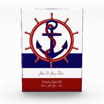 Nautical Acrylic Award | Zazzle