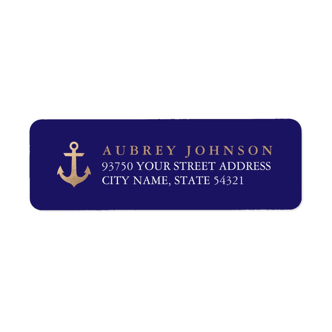 Nautical Address Labels | Zazzle
