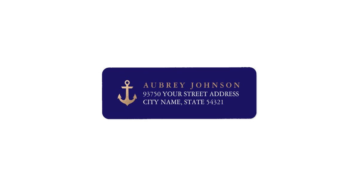 Nautical Address Labels | Zazzle