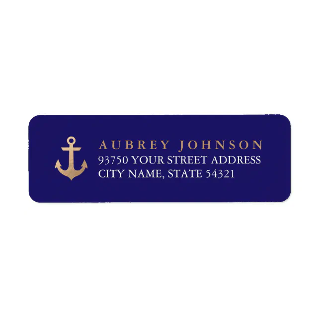 Nautical Address Labels | Zazzle