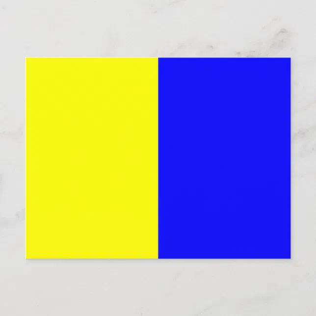 Nautical Alphabet Flag Signal Letter K Postcard | Zazzle